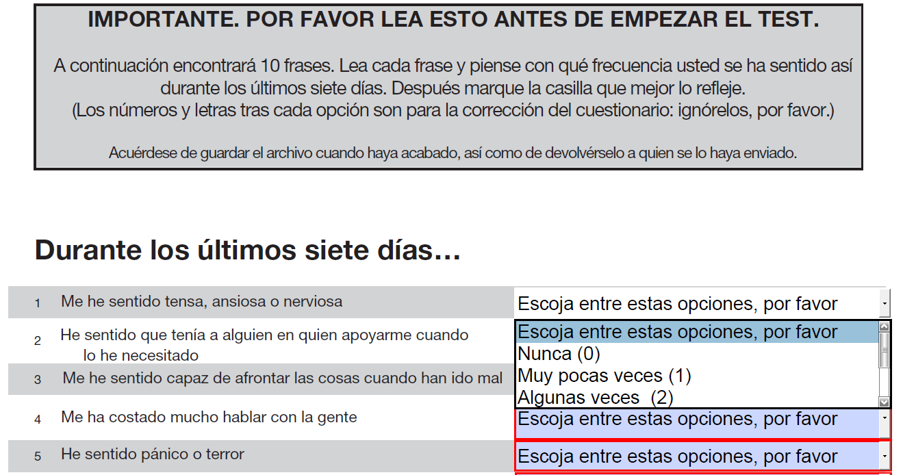 Formularios rellenables en PDF (CORE) : Clinical Outcomes in Routine ...